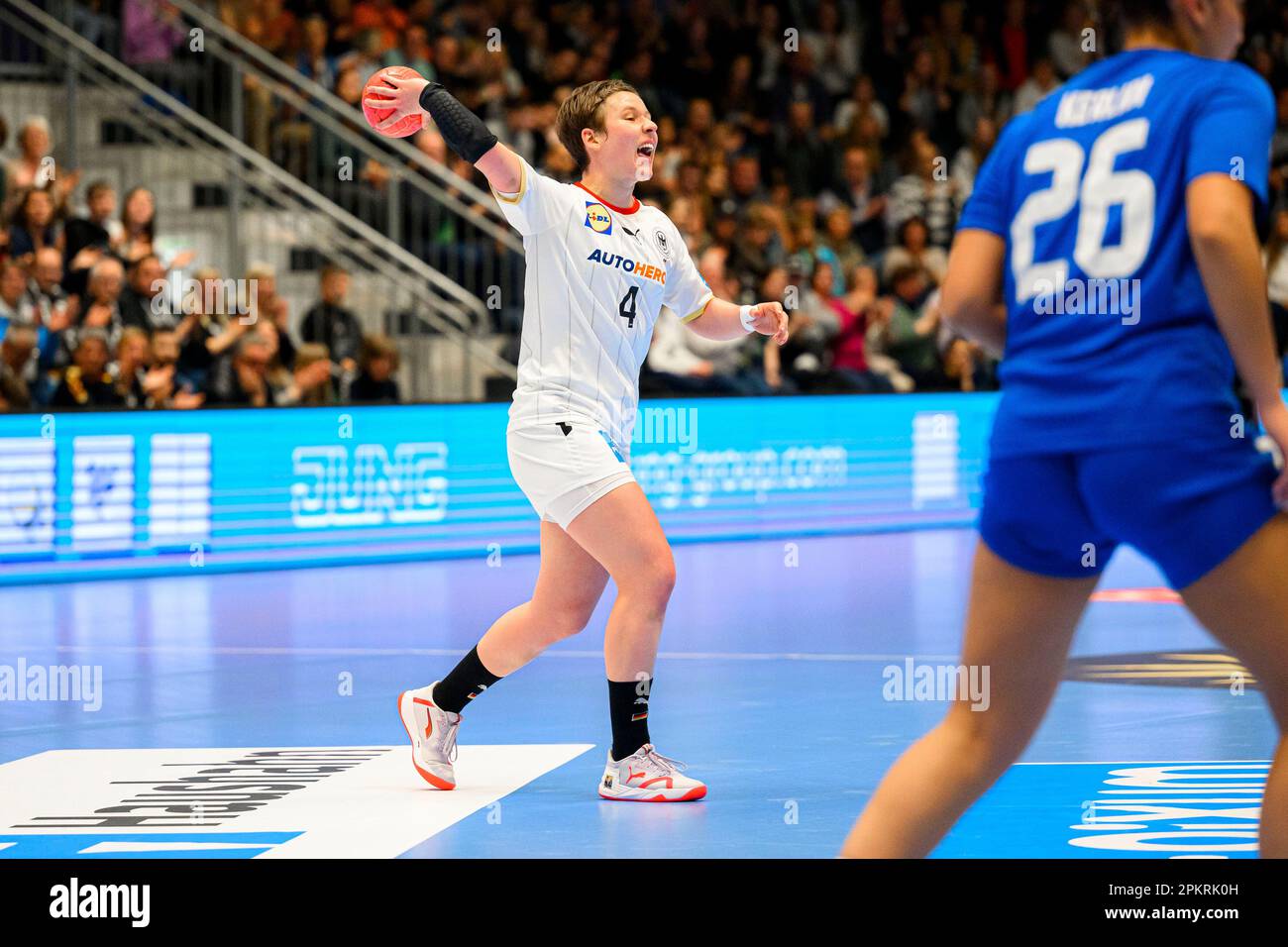 Heidelberg, Germany. 09th Apr, 2023. Handball, Women: World Cup ...