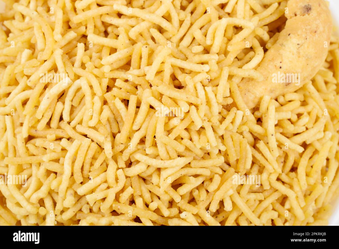 Top view of bhujia texture background Stock Photo - Alamy