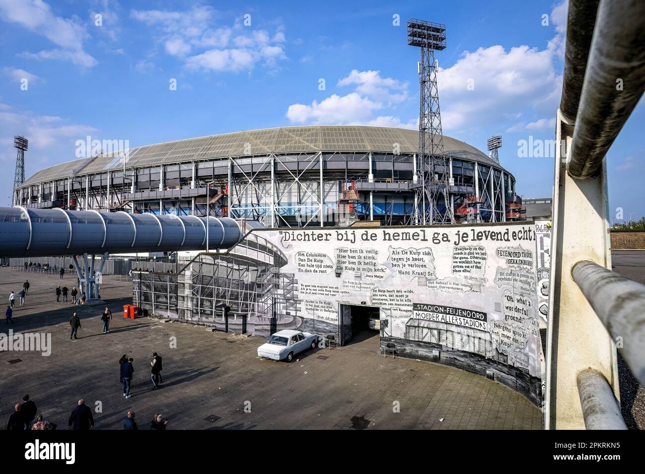 ROTTERDAM, Netherlands. 09th Apr, 2023. football, Stadium De Kuip ...