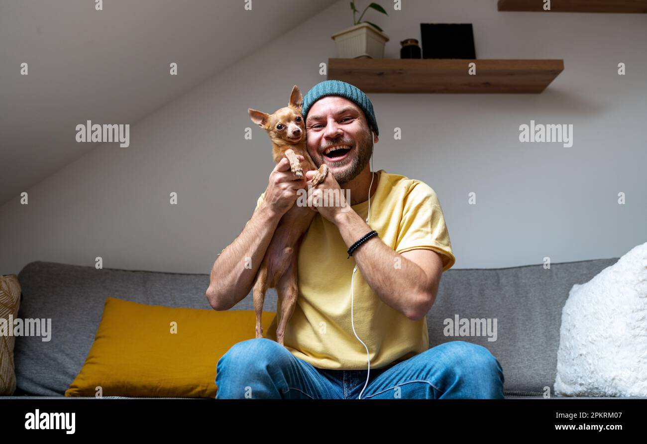 Cheerful pet hi-res stock photography and images - Alamy