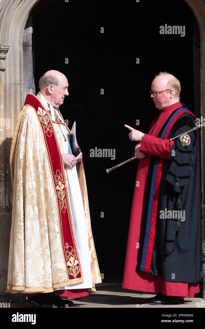Windsor, Berkshire, UK. 9th April, 2023. David Conner the Dean of ...