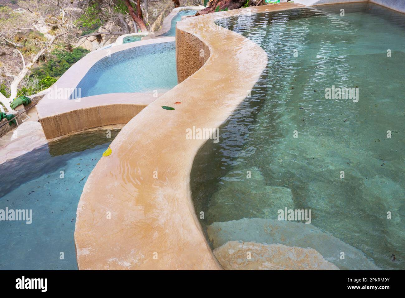 Unusual thermal pools Tolantongo in Mexico Stock Photo - Alamy