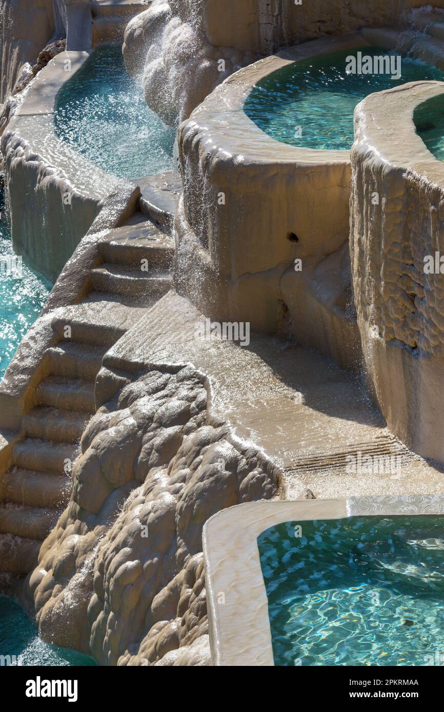 Unusual thermal pools Tolantongo in Mexico Stock Photo - Alamy