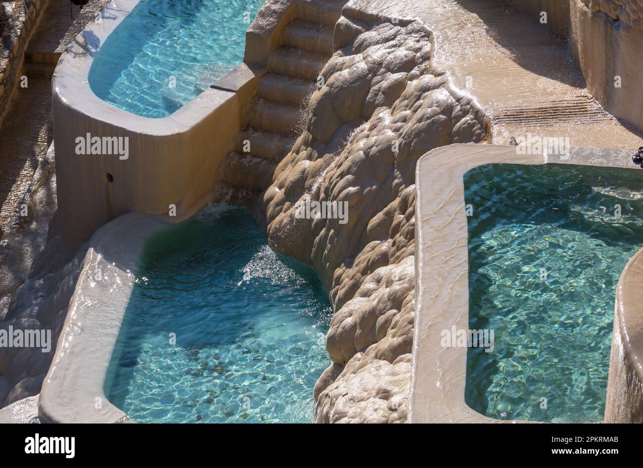 Unusual thermal pools Tolantongo in Mexico Stock Photo - Alamy