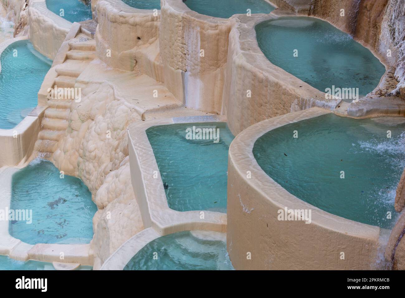 Unusual thermal pools Tolantongo in Mexico Stock Photo - Alamy