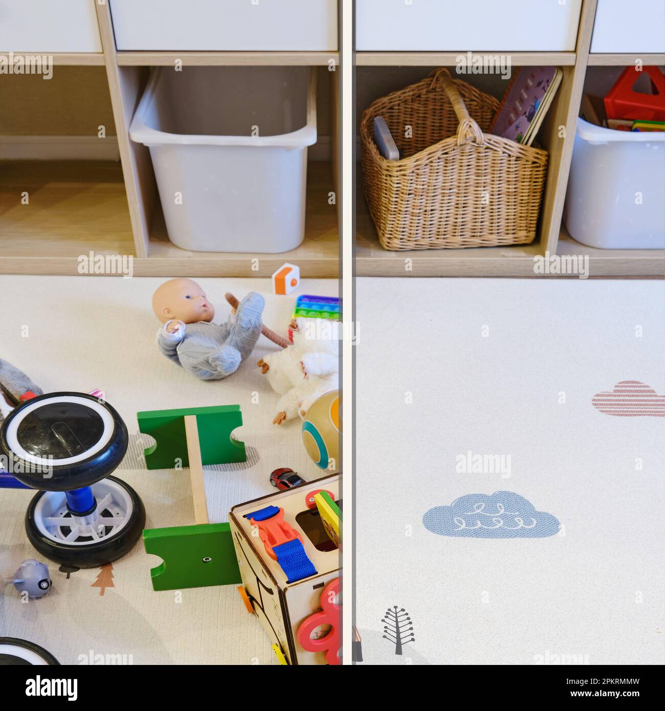 Toy messy box playroom hi-res stock photography and images - Alamy