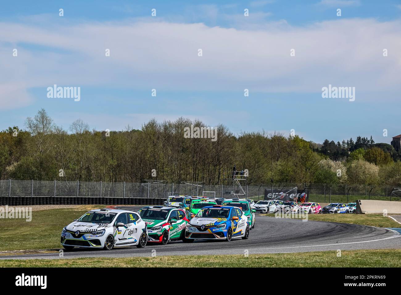 15 POUGET David FRA, GPA Racing, Clio Cup Series, actionstart during ...