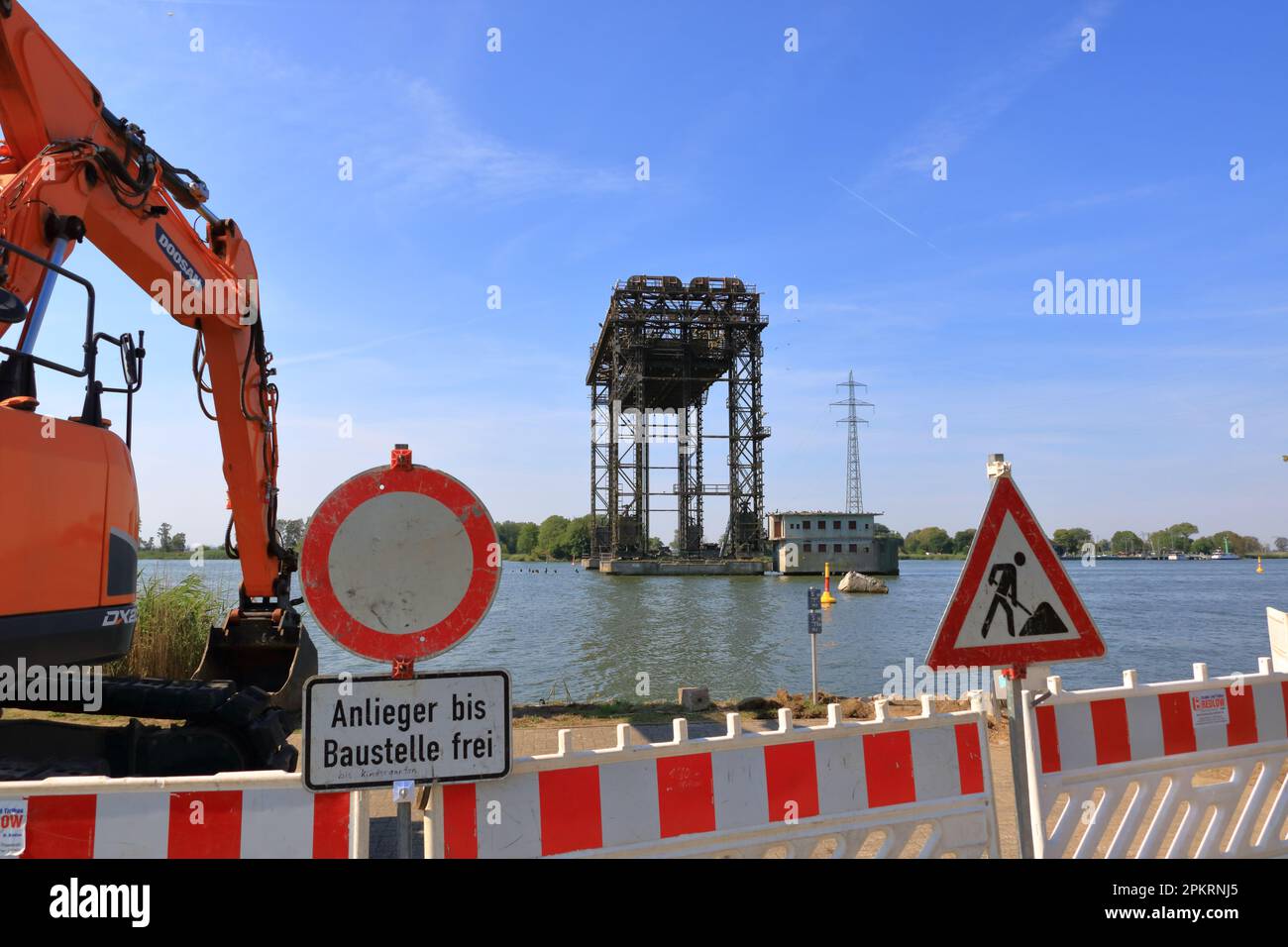 Ruin of the railway bridge of Karnin, Usedom in Germany Stock Photo - Alamy
