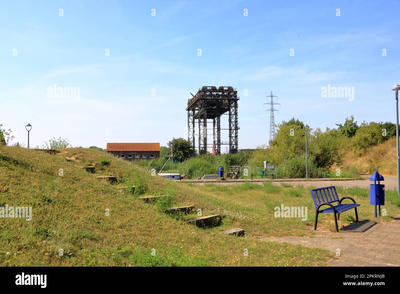 Ruin of the railway bridge of Karnin, Usedom in Germany Stock Photo - Alamy
