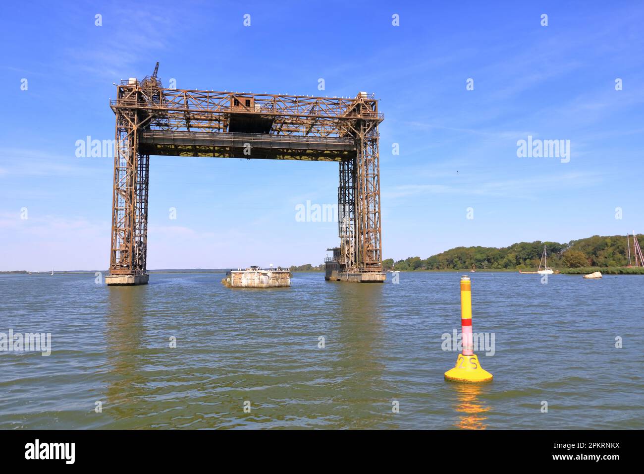 Ruin of the railway bridge of Karnin, Usedom in Germany Stock Photo - Alamy