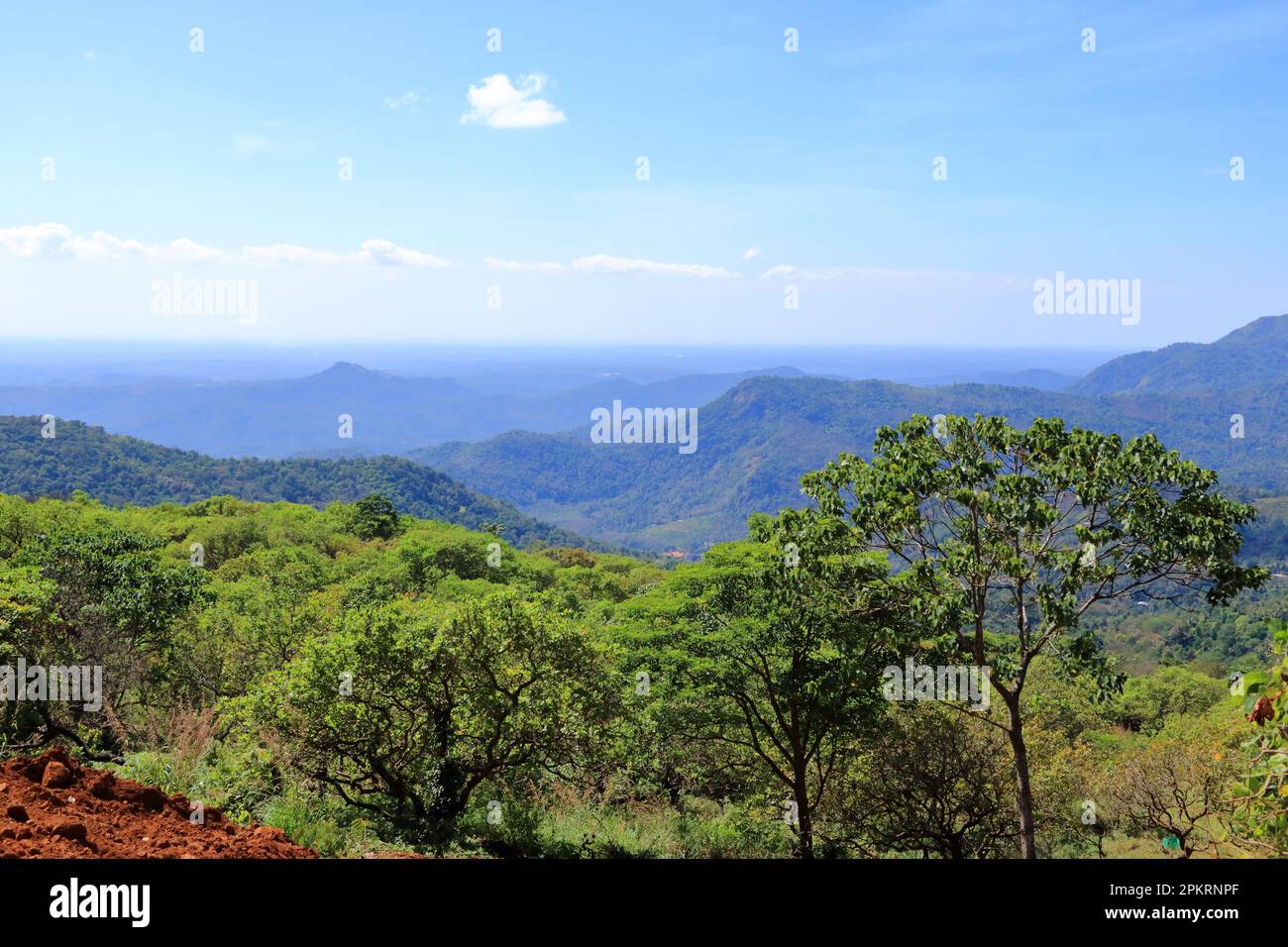 the Amazing view to the southern tip of the mighty western ghats ...
