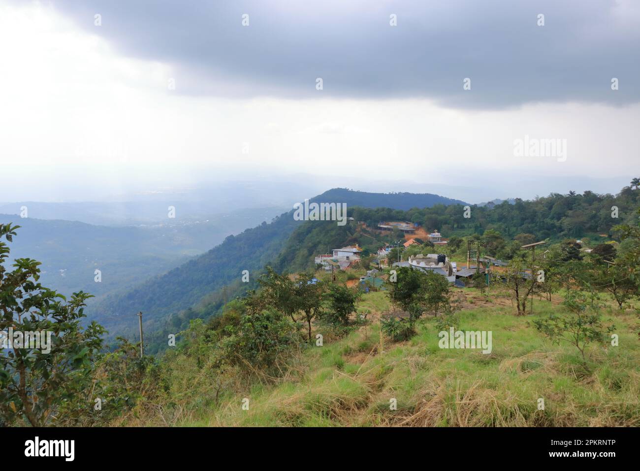 Palakkayam thattu, panoramic view of Kannur, Kerala in India Stock ...