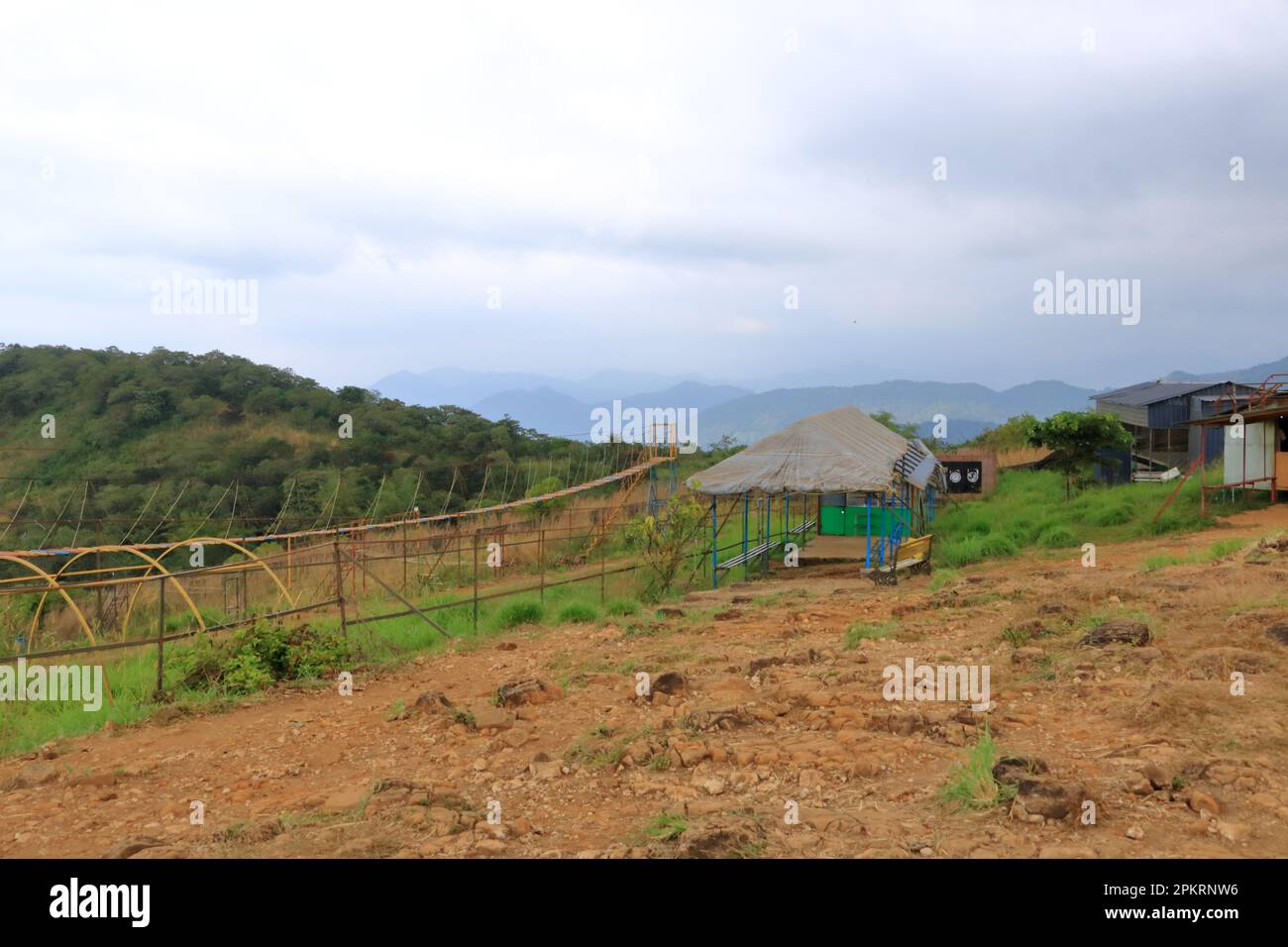 Palakkayam thattu, panoramic view of Kannur, Kerala in India Stock ...
