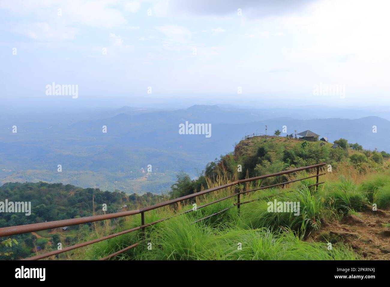 Palakkayam thattu, panoramic view of Kannur, Kerala in India Stock ...