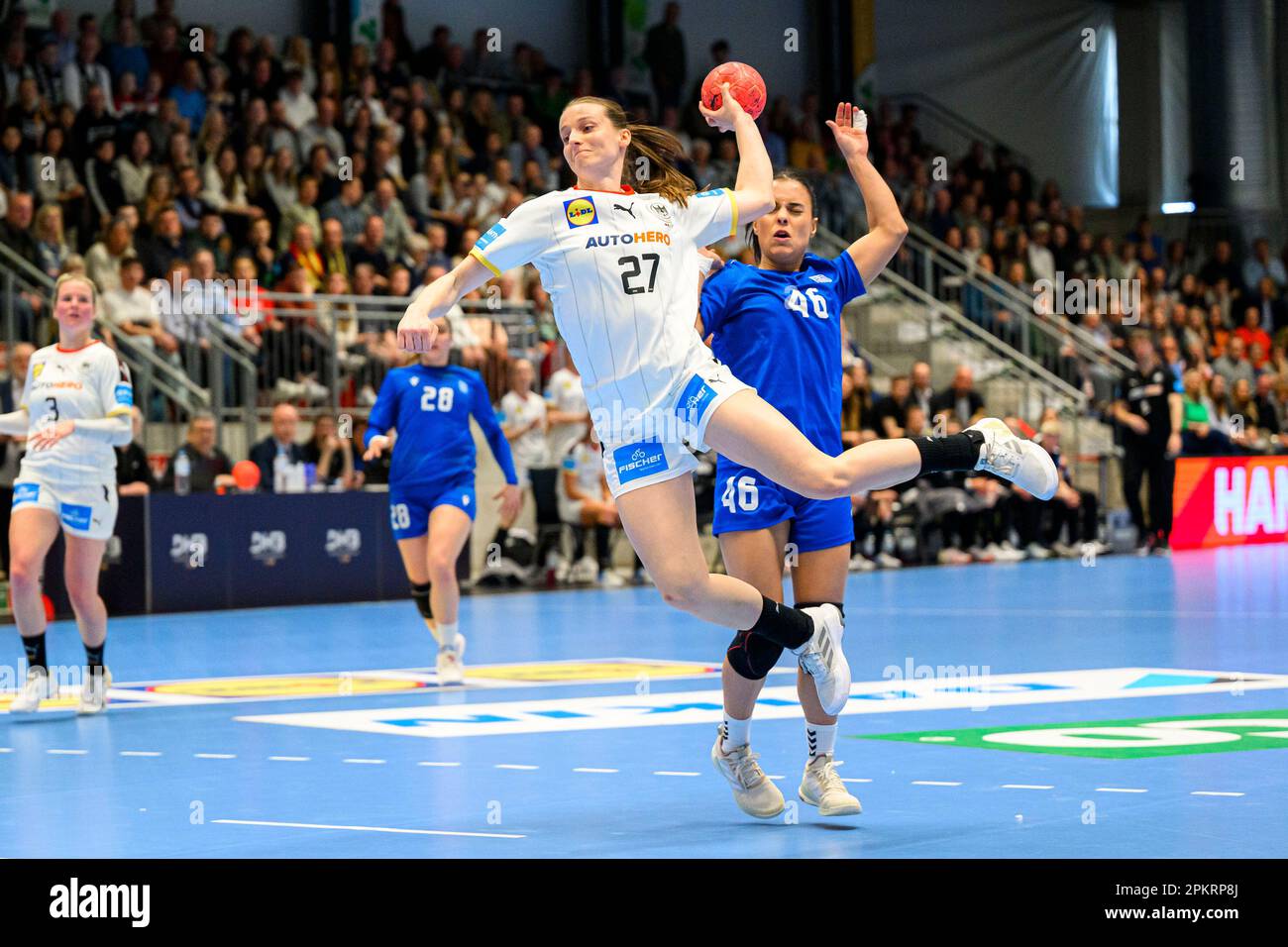 Heidelberg, Germany. 09th Apr, 2023. Handball, Women: World Cup ...