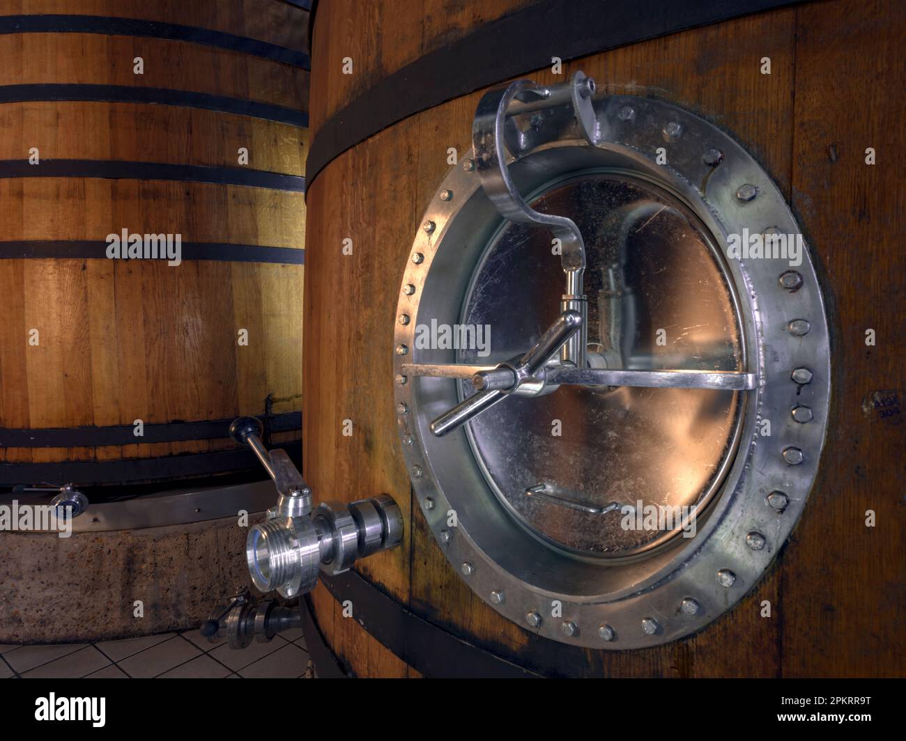 Oaks vats at the Tokara Wine Estate Stock Photo - Alamy