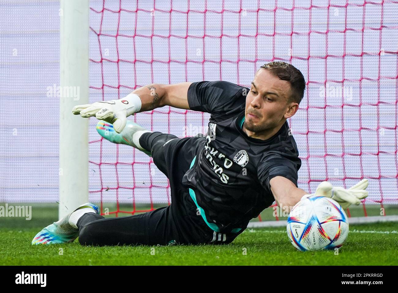 Rotterdam - Feyenoord keeper Timon Wellenreuther during the match ...