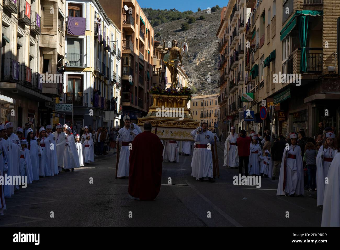 The paso of Our Lord Jesus Christ Resurrected during the procession of ...