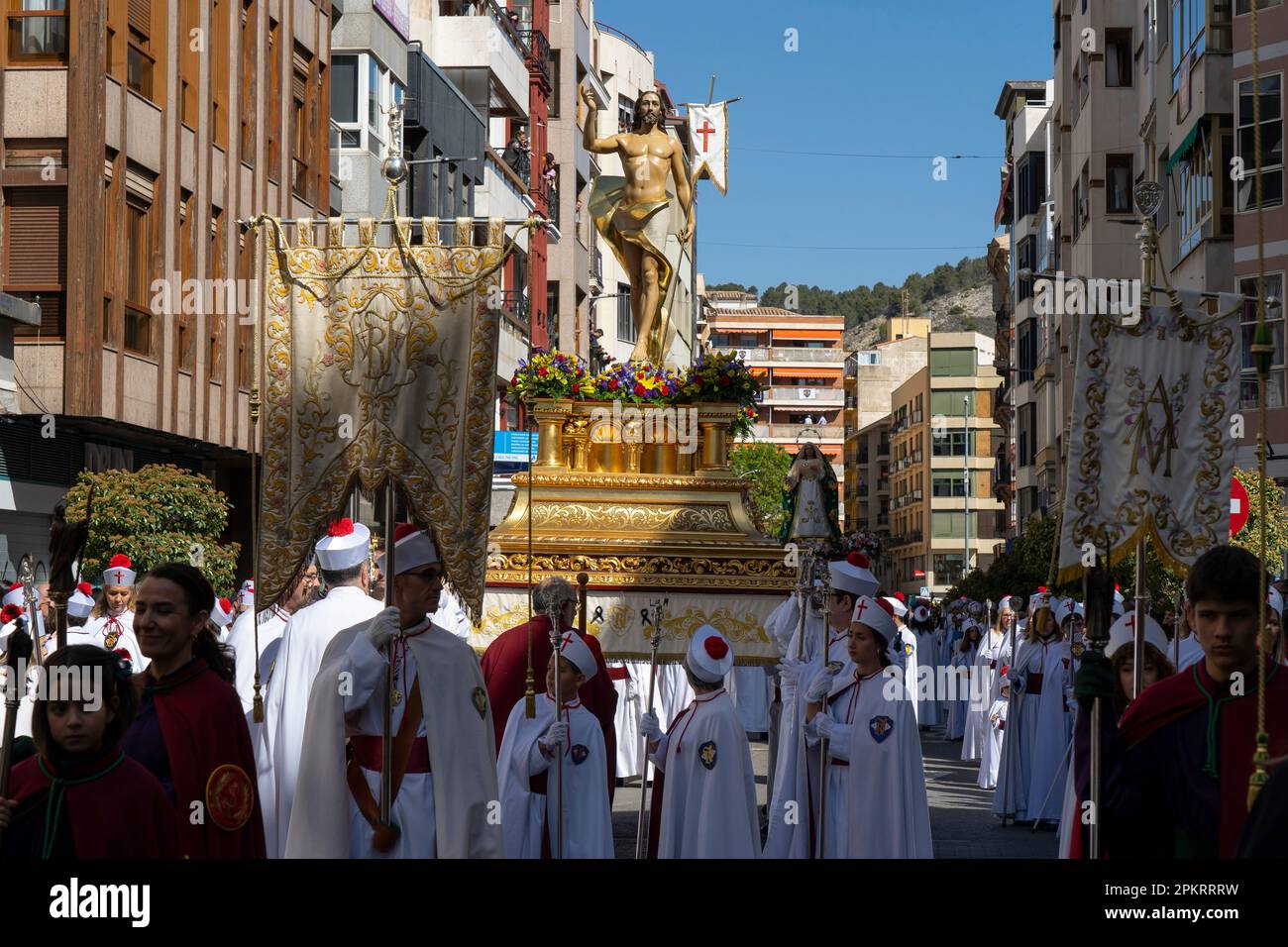 The steps of Our Lord Jesus Christ Resurrected and Our Lady of Amparo ...