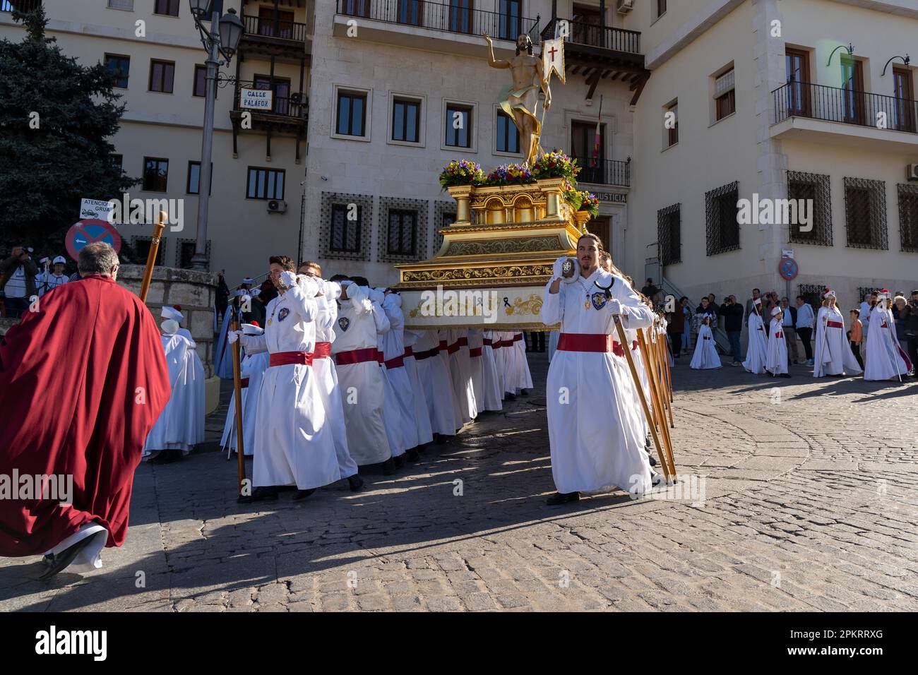 The paso of Our Lord Jesus Christ Resurrected during the procession of ...