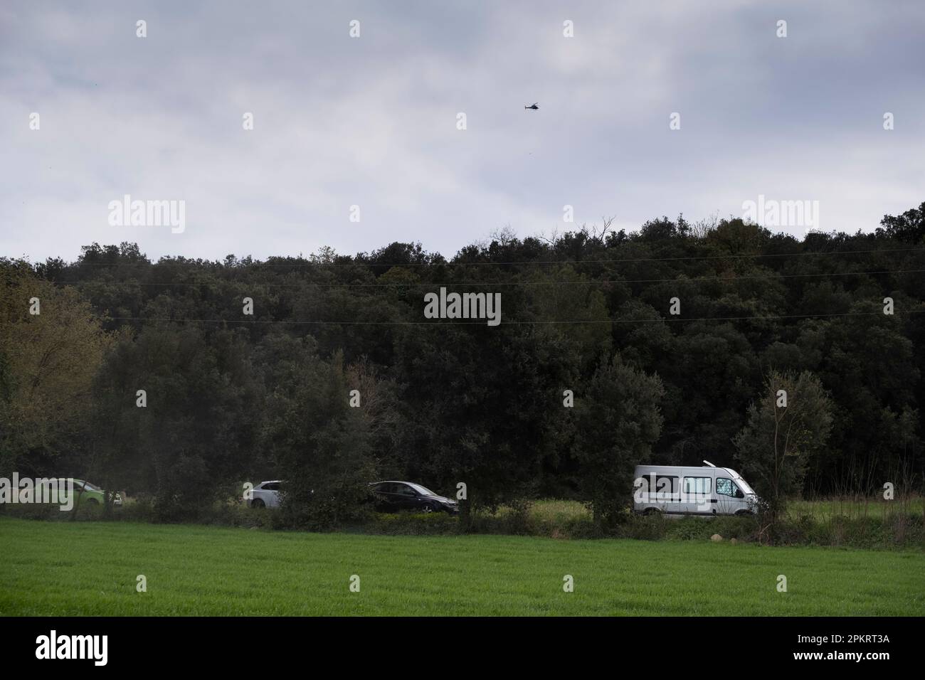 Sant Joan de Mollet, Spain. 9th Apr, 2023. The Mossos d'Esquadra ...