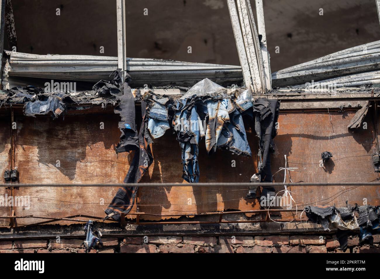 Bangabazar market fire fire has caused extensive damage to the clothing ...