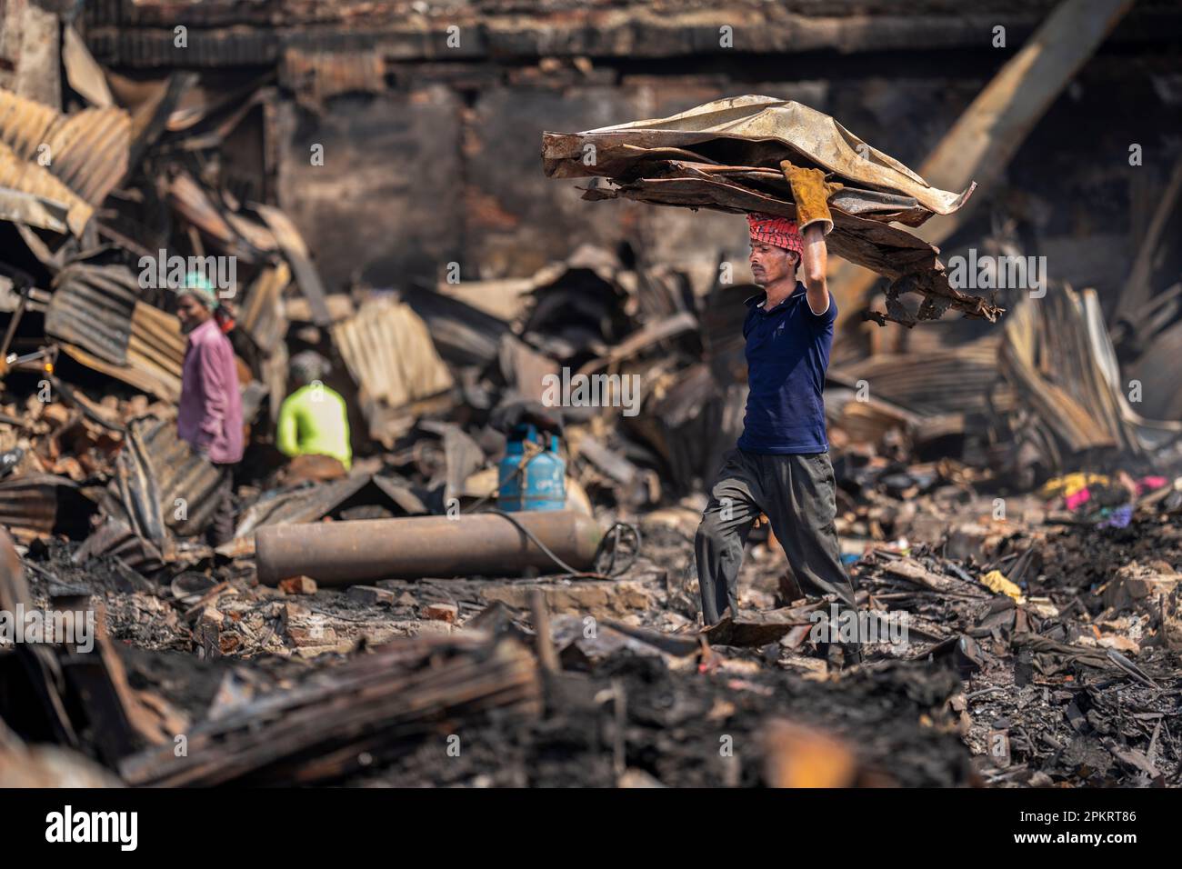 Bangabazar market fire fire has caused extensive damage to the clothing ...