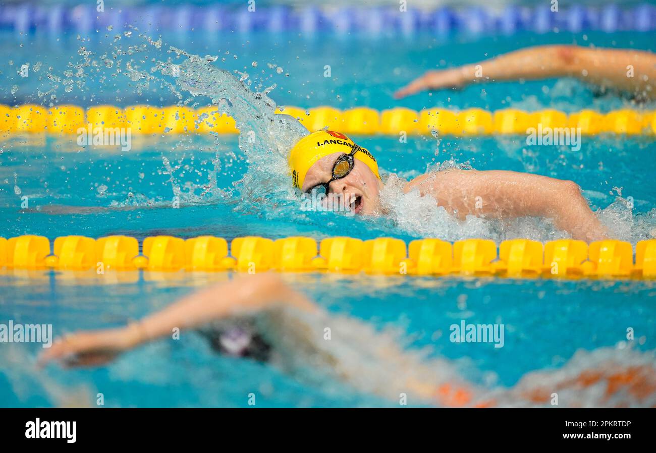 Amelie Blocksidge during the Women's 1500m Freestyle Final on day six ...