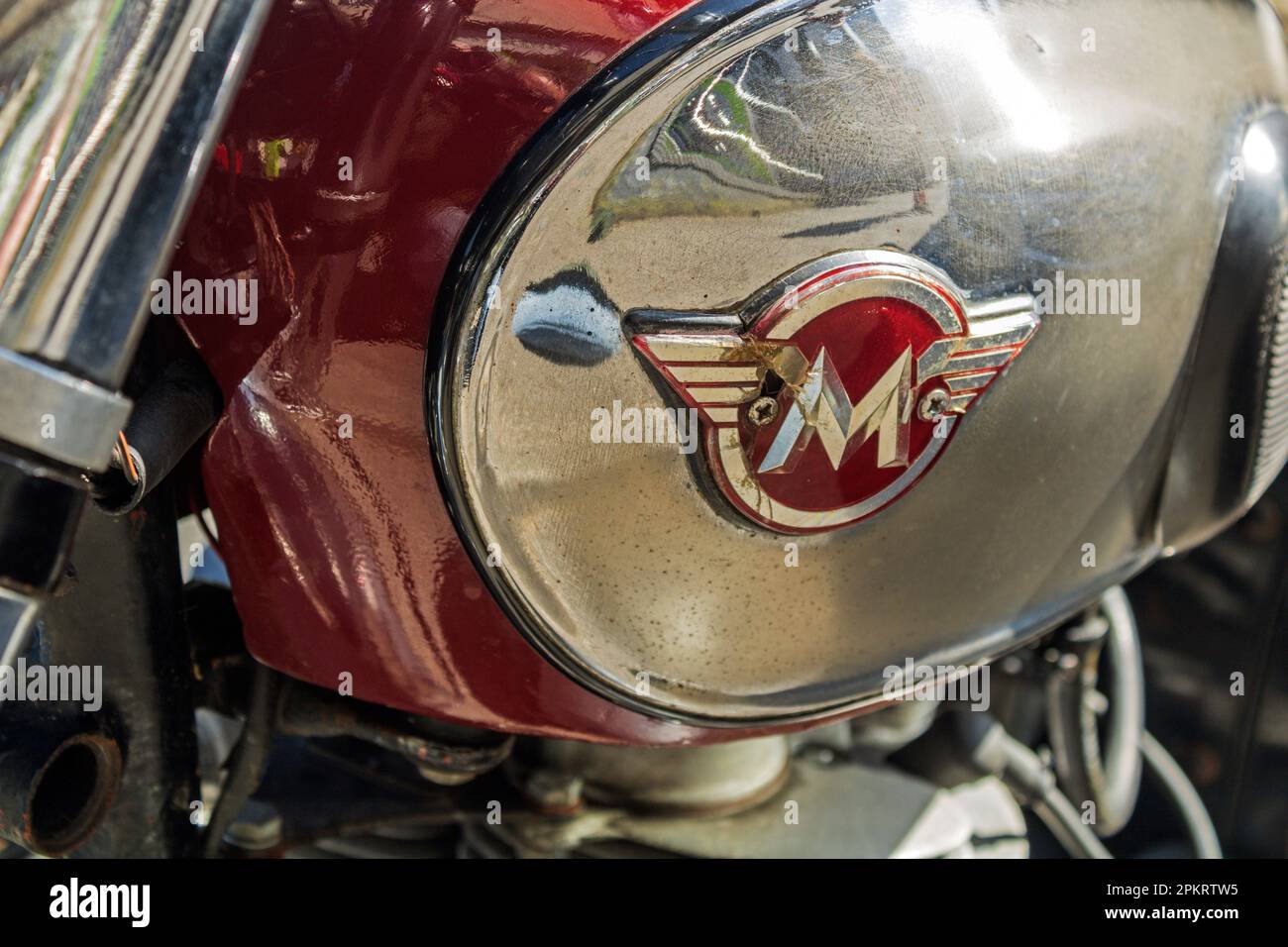 Matchless motorbike. Kirkby Stephen Easter Rally 2023 Stock Photo - Alamy