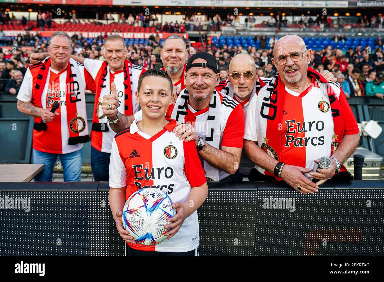 Rotterdam - Ball boy during the match between Feyenoord v RKC Waalwijk ...