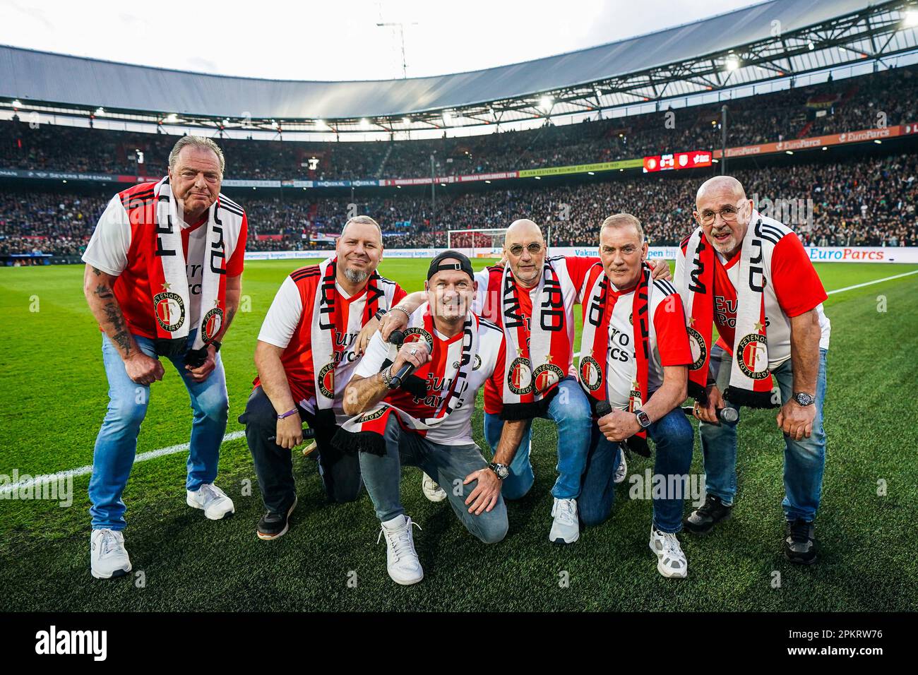 Rotterdam - Fans of Feyenoord during the match between Feyenoord v RKC ...