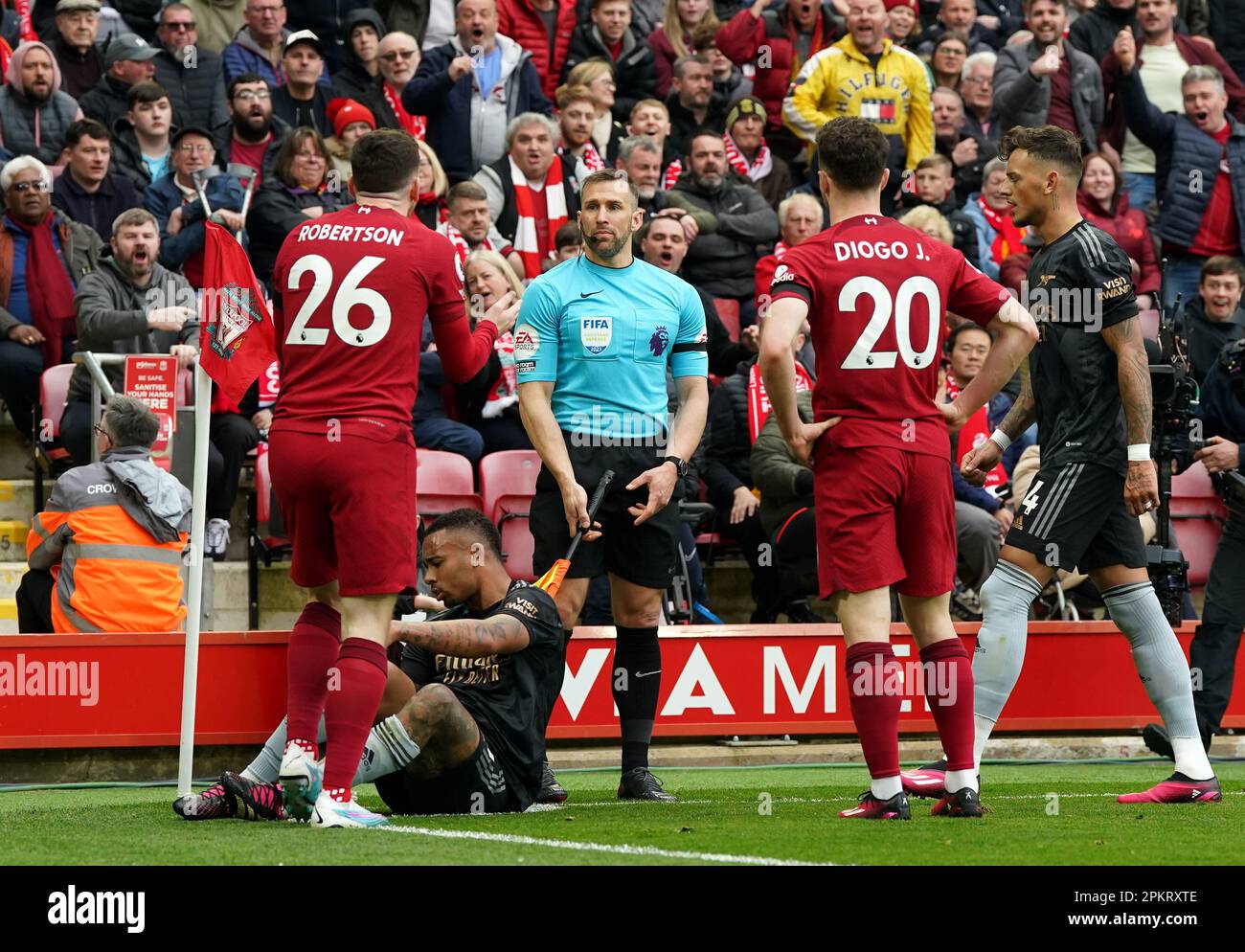 Anfield arsenal april 2023 robertson hi-res stock photography and ...