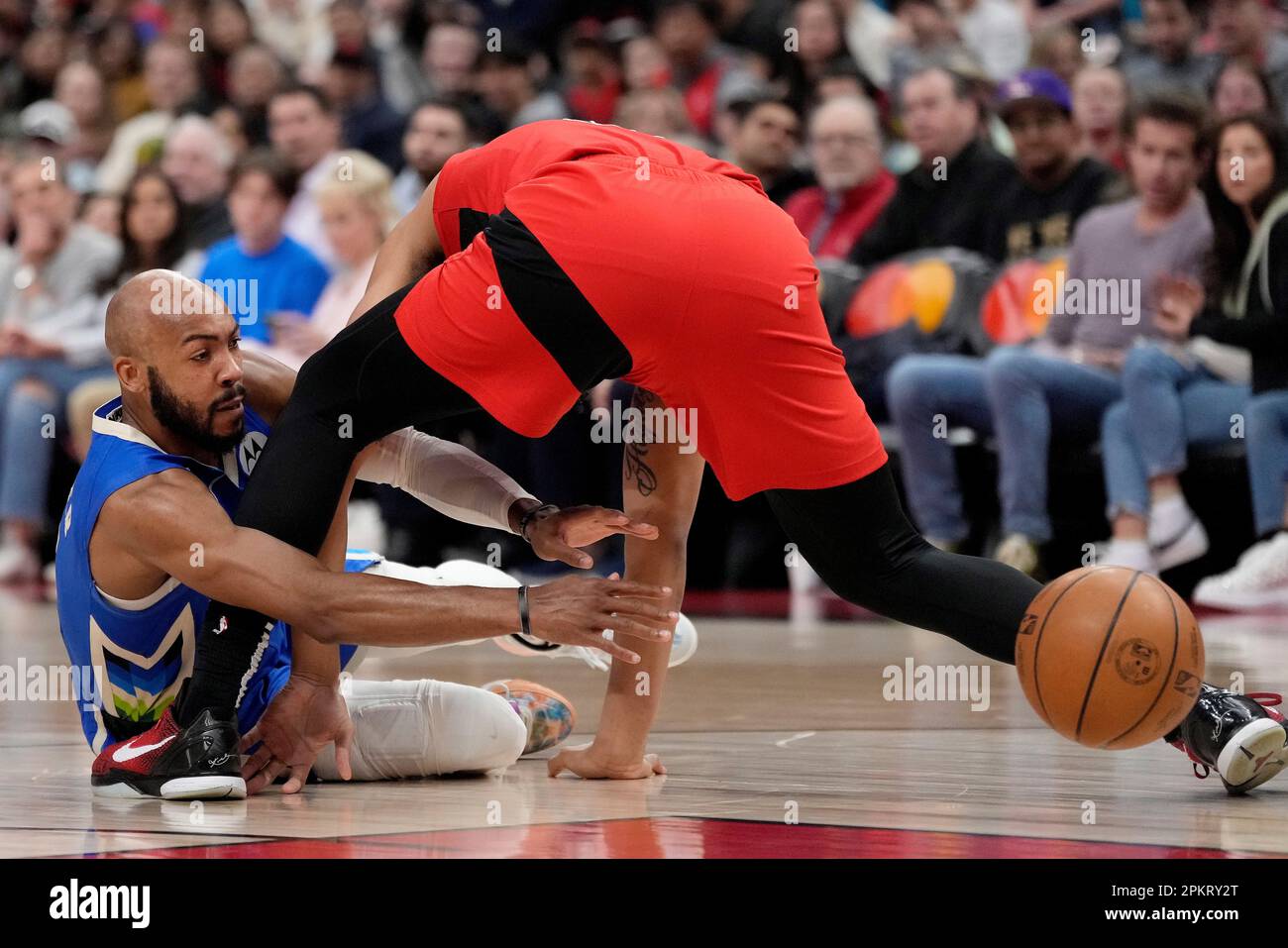 April 9, 2023, Toronto, ON, CANADA: Milwaukee Bucks guard Jevon Carter ...
