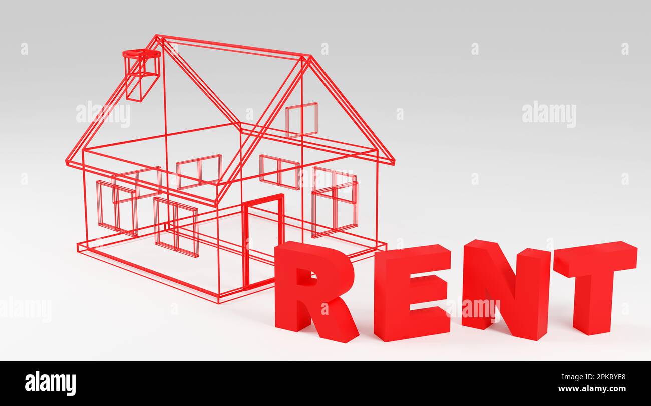 3d alphabet, letters shape made of tiny house on grey background, 3d ...