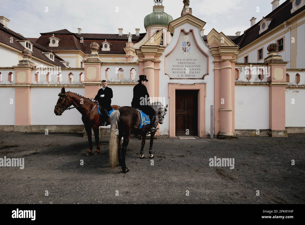 Easter riders, taken during the Easter procession on the German-Polish ...