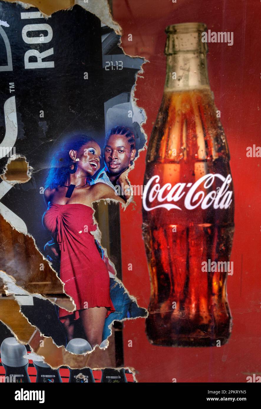 Close-up advertisment with Cole poster in the Hansa Indian Trading ...