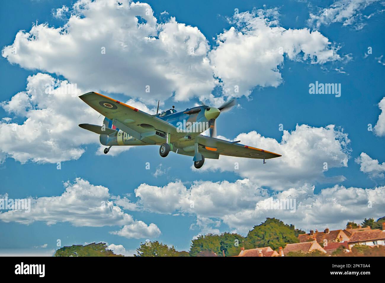 Aircraft Supermarine Spitfire Mk Vb Duxford UK Stock Photo - Alamy