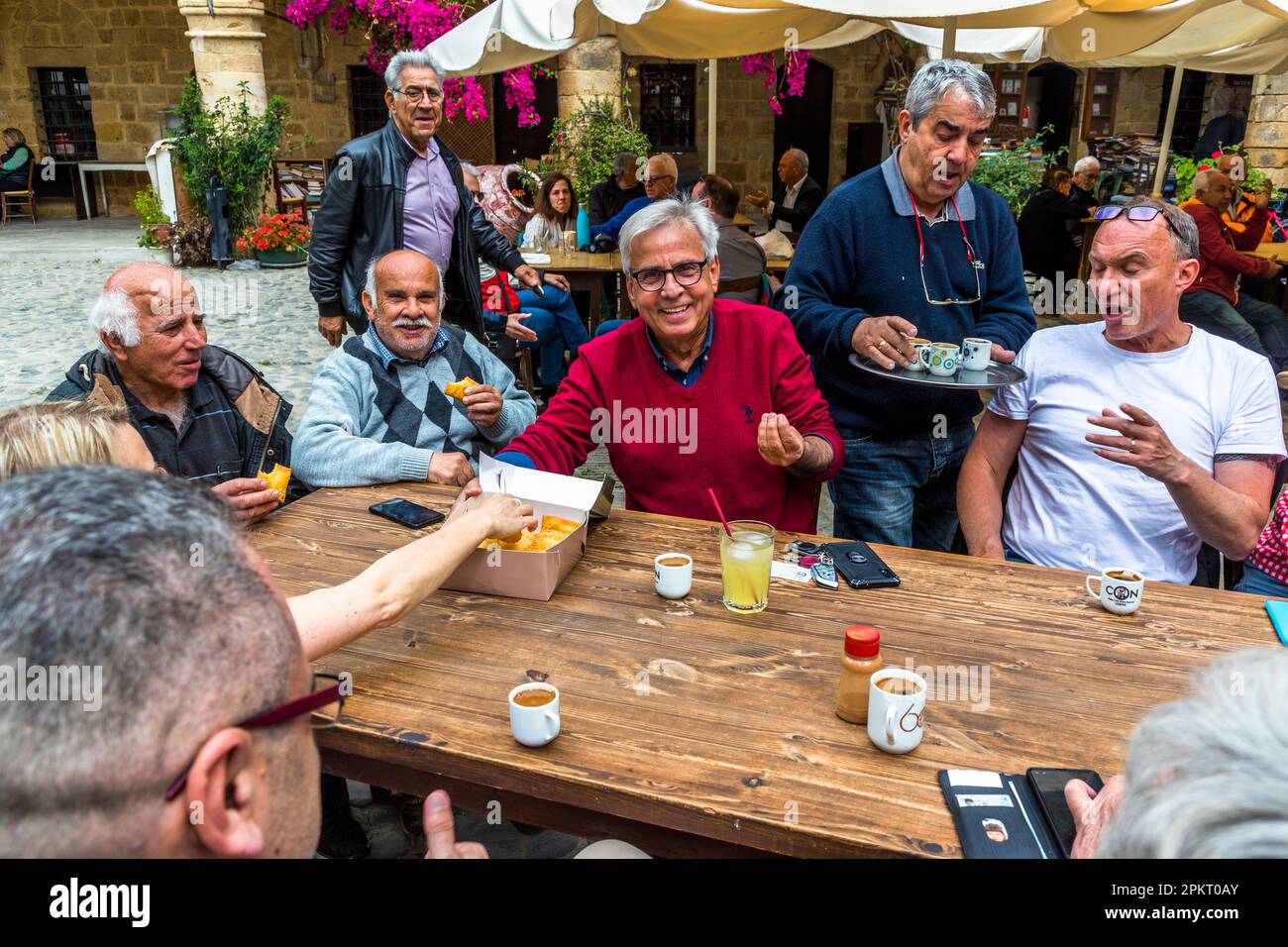Since 2004, the Coffee Club, a bi-communal group of Turkish Cypriots ...