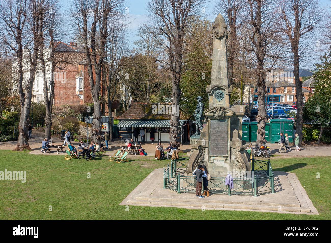 Dane John,Gardens,Early Spring,Canterbury,Kent,England Stock Photo - Alamy