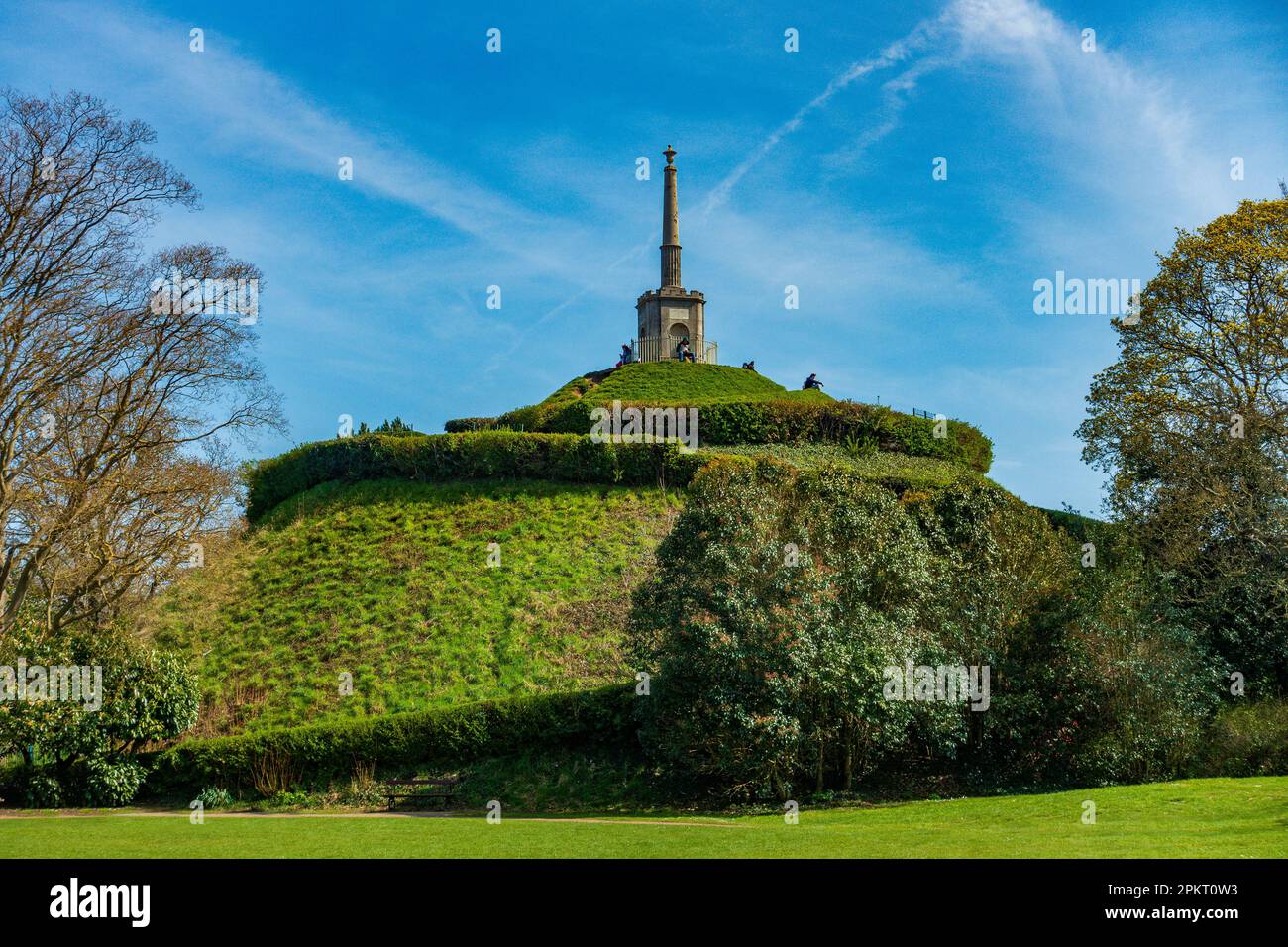 The Mound,Dane John,Gardens,Early Spring,Canterbury,Kent,England Stock ...