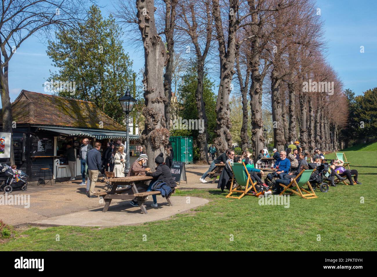 Don Juan,Refreshment,Kiosk,Dane John,Gardens,Early Spring,Canterbury ...