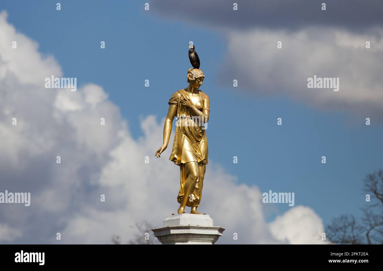 Cormorant statue hi-res stock photography and images - Alamy