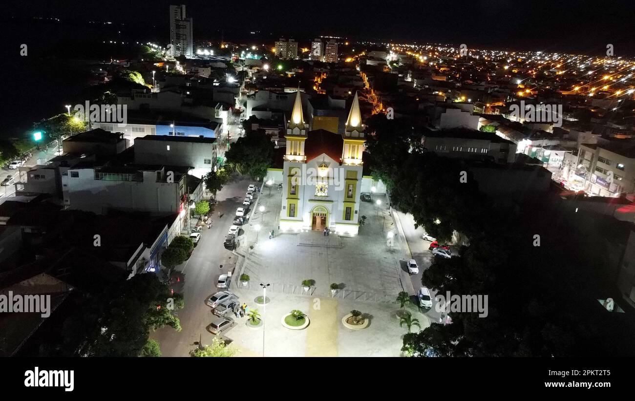 juazeiro, bahia, brazil - april 4, 2023: view of the Catedral Santuario ...