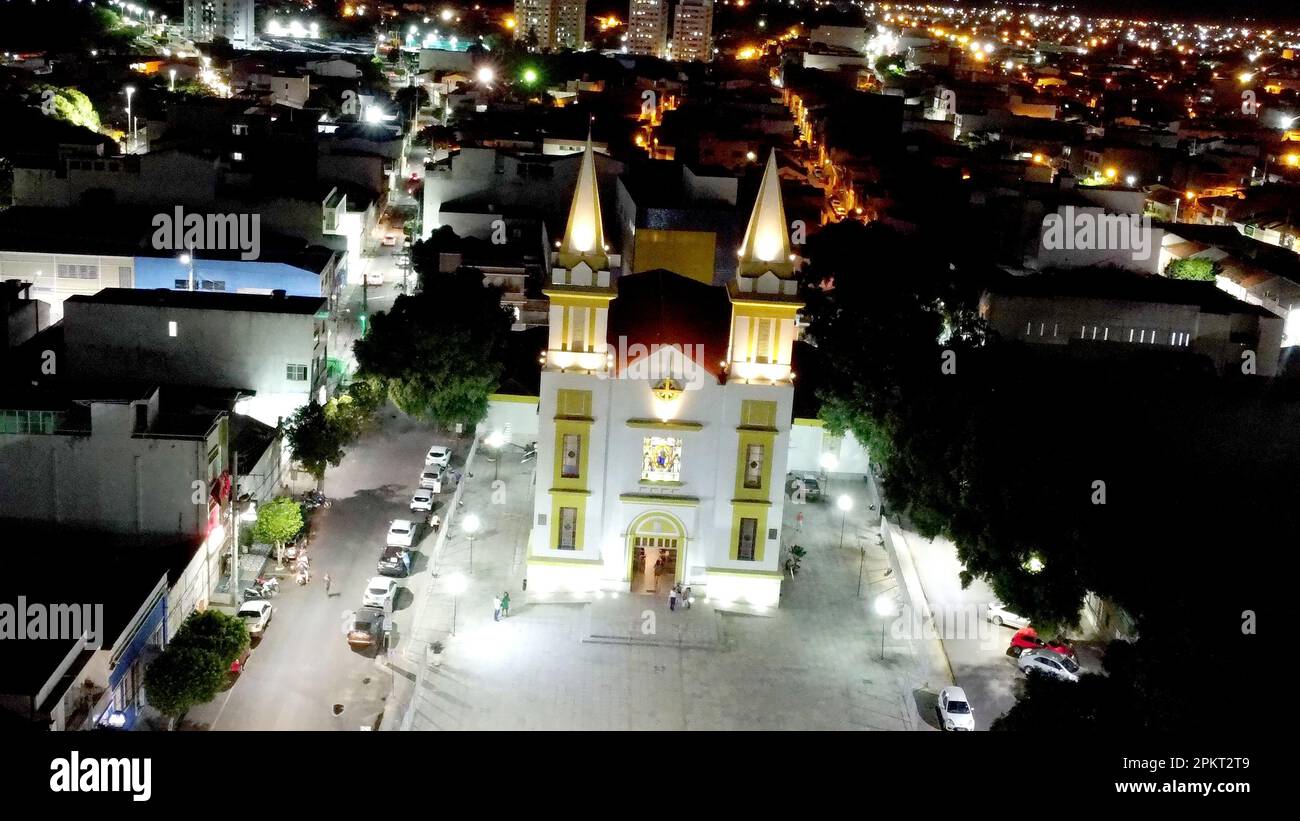 juazeiro, bahia, brazil - april 4, 2023: view of the Catedral Santuario ...