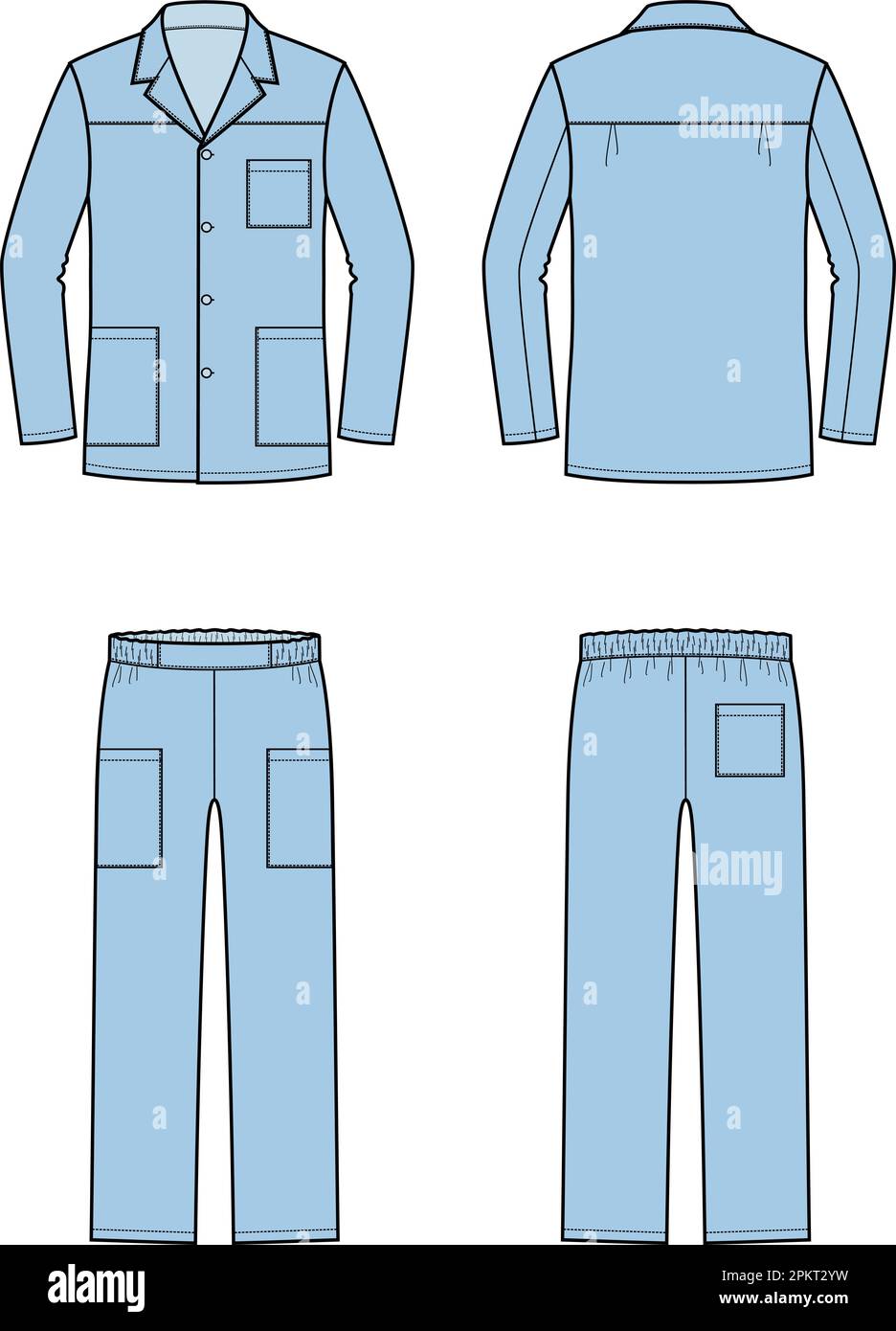 Mens medical suit. Fashion CAD Stock Vector Image & Art - Alamy