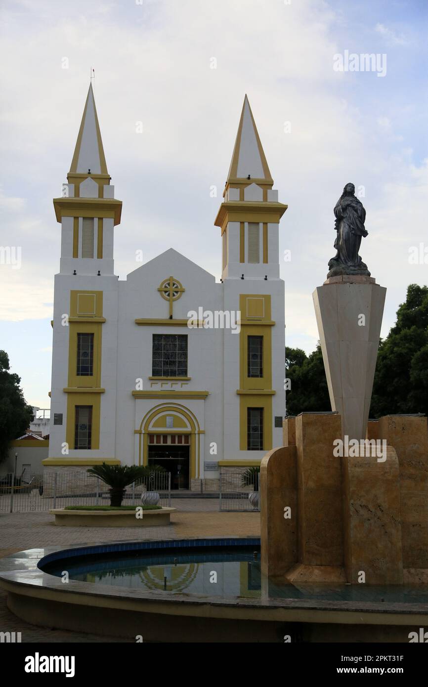 juazeiro, bahia, brazil - april 4, 2023: view of the Catedral Santuario ...