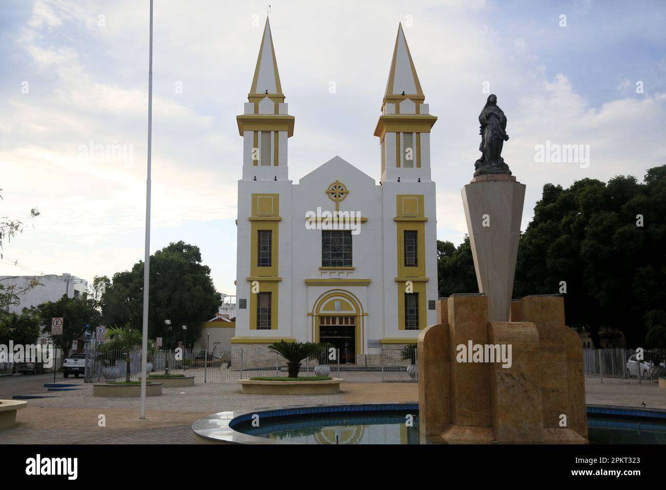 juazeiro, bahia, brazil - april 4, 2023: view of the Catedral Santuario ...