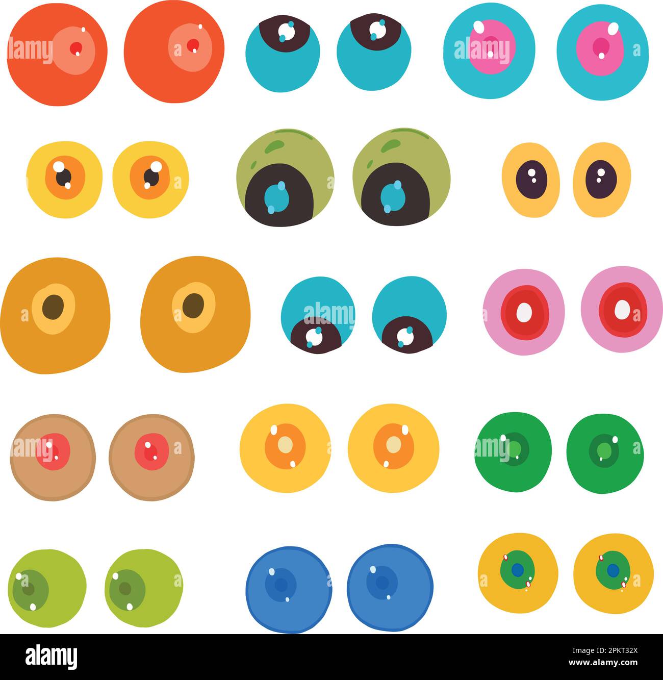 Cartoon eyes hi-res stock photography and images - Alamy