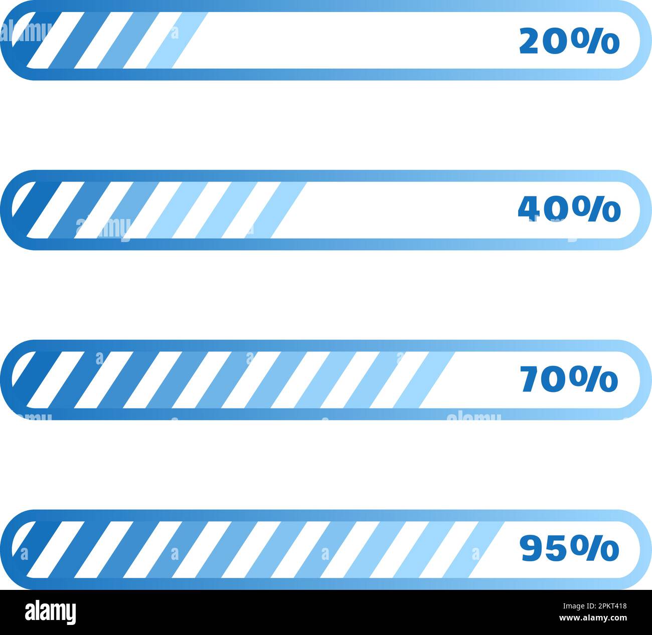 Upload and loading progress bars infographics. Download bar with ...