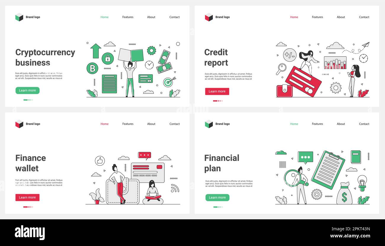 Financial plan, business report and transaction from electronic wallet ...